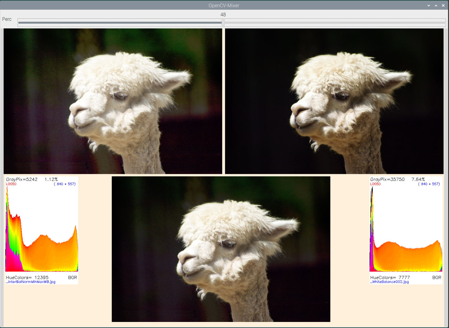 GIMP und OpenCV | autom. Bildoptimierung über Histogramme